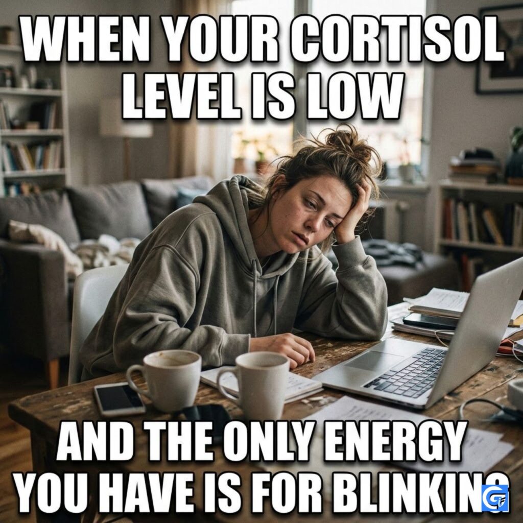 Cortisol Level Low Meme GIFs & Images – When Stress Takes a Day Off ...