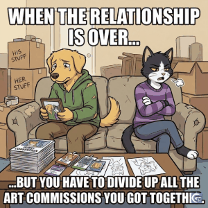 Furry Divorce Meme GIFs & Images That Perfectly Capture Relationship ...