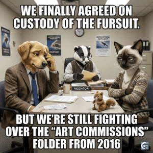 Furry Divorce Meme GIFs & Images That Perfectly Capture Relationship ...